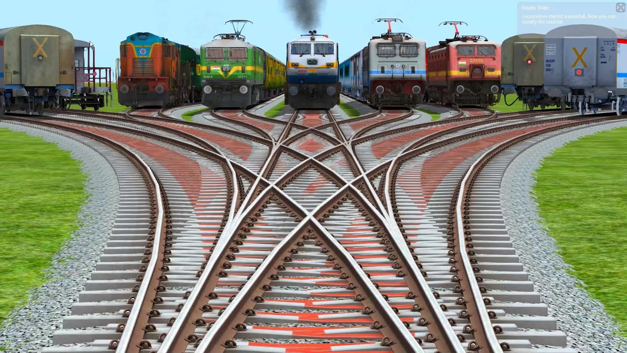 🛸MORE TRAINS RUN EVERYTHING RAILROAD CROSSING TRACKS || train simulator ...