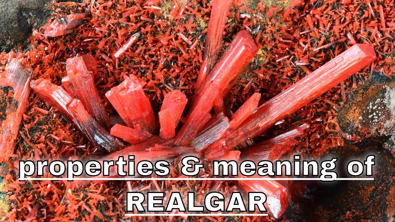 Realgar Meaning Benefits and Spiritual Properties - YouTube