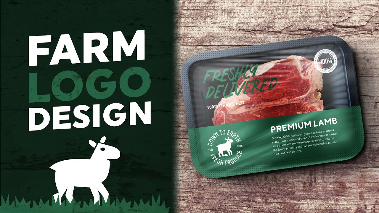 Redesigning a LOGO DESIGN for an AUSSIE FARM - YouTube