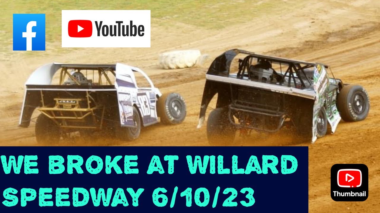 Willard Speedway 6/10/23 had a good run going in the heat race till we ...