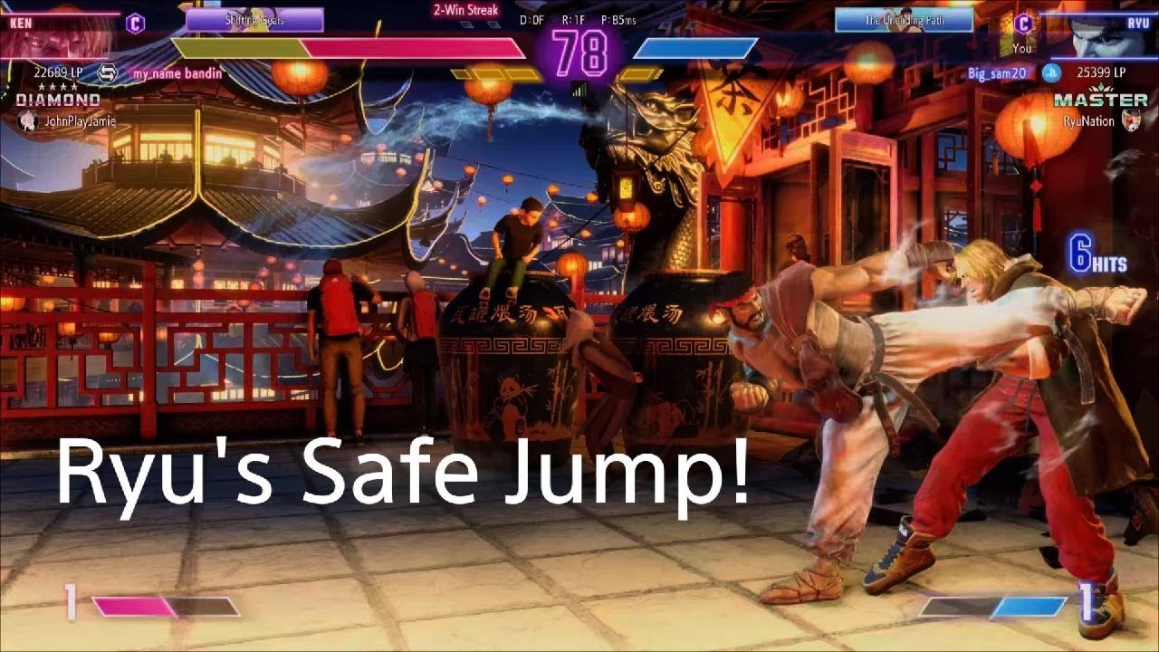 Ryu's Safe Jump! Very Simple! 👍 - YouTube
