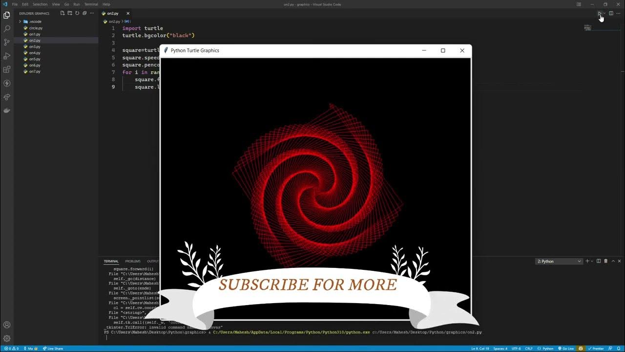 fun with python | Savvy Programmer - YouTube