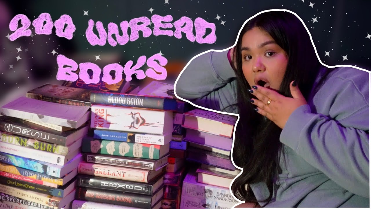 my entire physical tbr 📚 200 unread books - YouTube