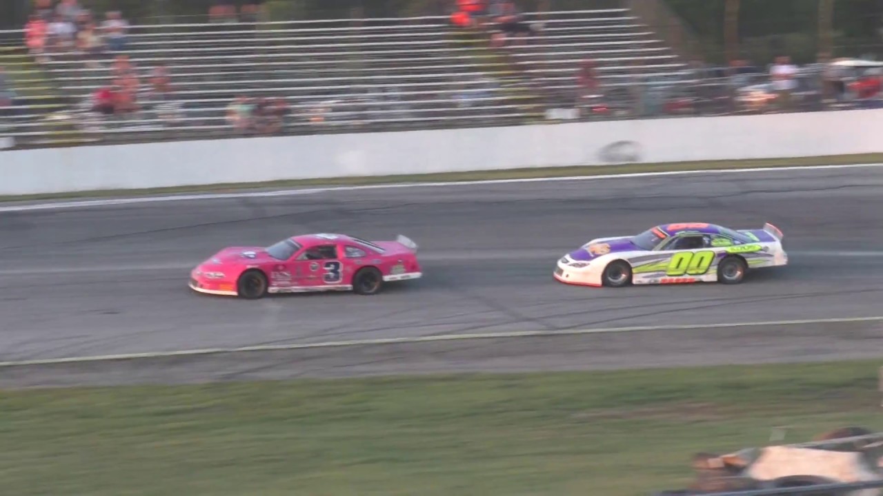 Late Model Races Angola Motorsport Speedway 81917 - YouTube