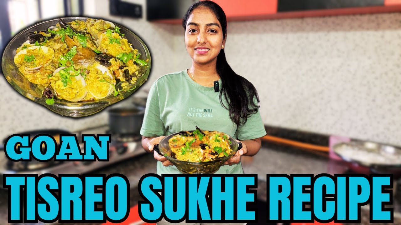 Goan Tisreo Sukhe Recipe || Clams Dry Recipe || Add Spice With Spaina # ...