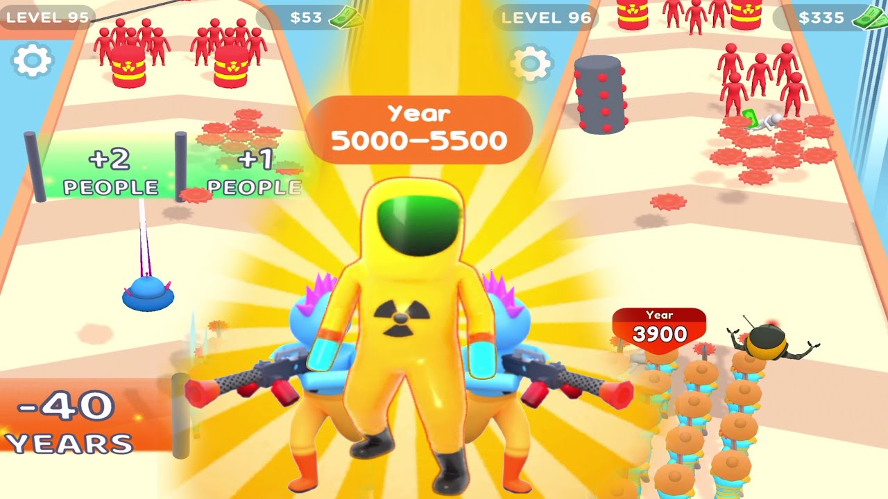 Crowd Evolution! / How to Win Every Game EVER - Tips and Strategy / Part 10 / Levels 91 - 100 ...