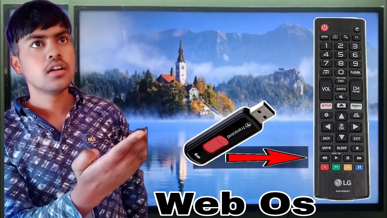 How to use pendrive in LG web os smart tv - YouTube