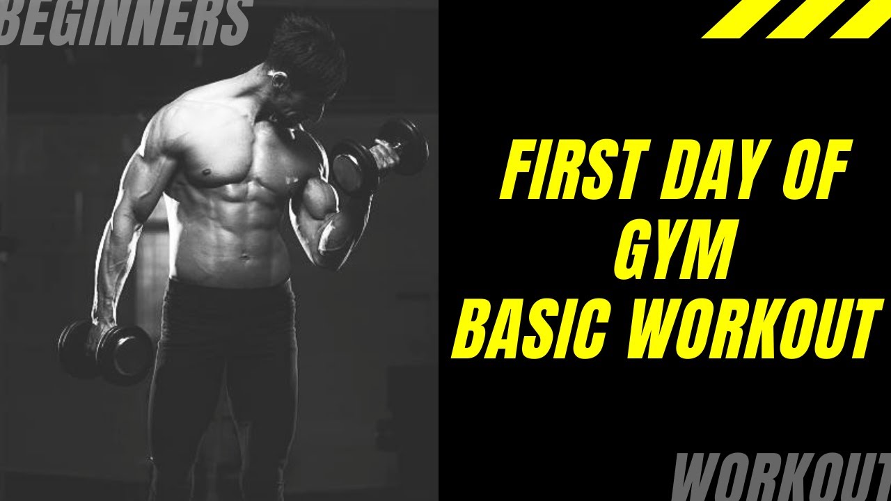 FIRST DAY OF GYM | Basic Stretching And Exercise | Beginners To Advance ...