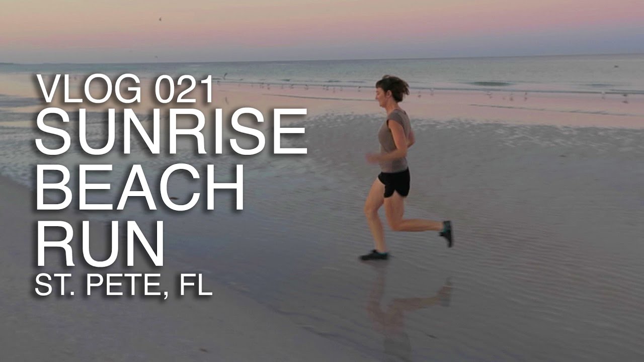 VLOG 021 - EPIC SUNRISE BEACH RUN IN FLORIDA! - YouTube