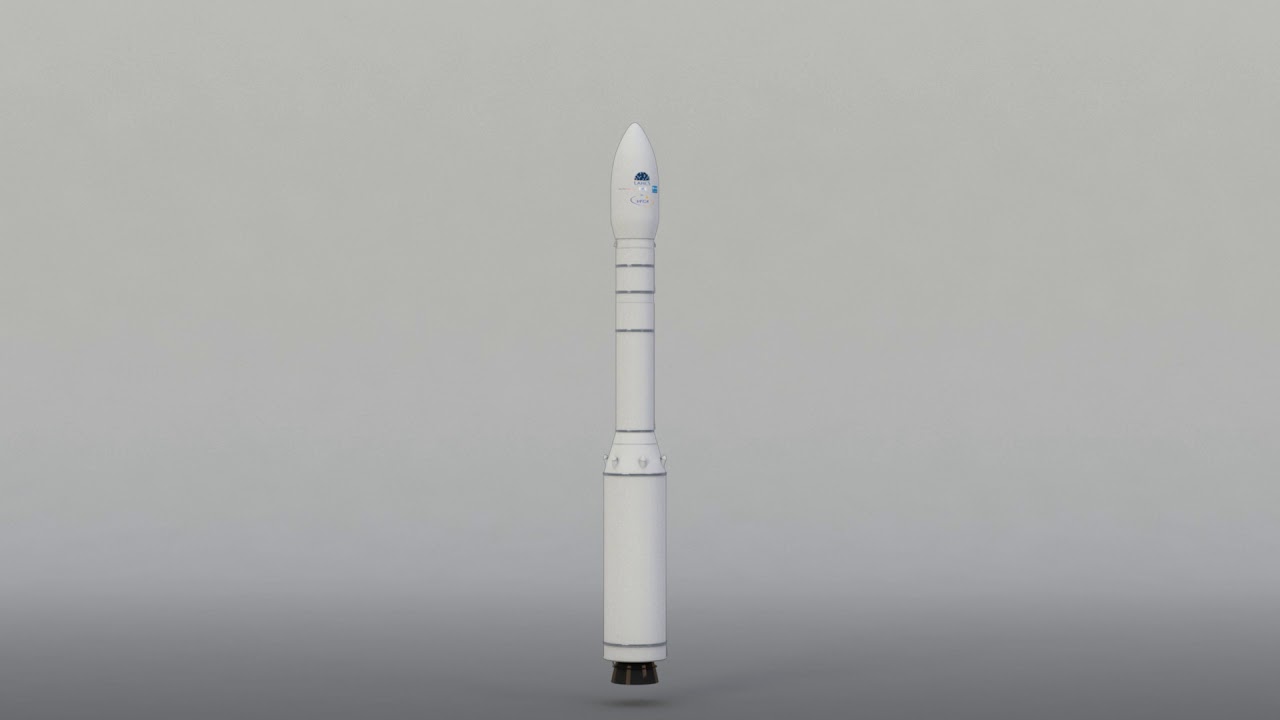 Vega rocket 3D model - YouTube