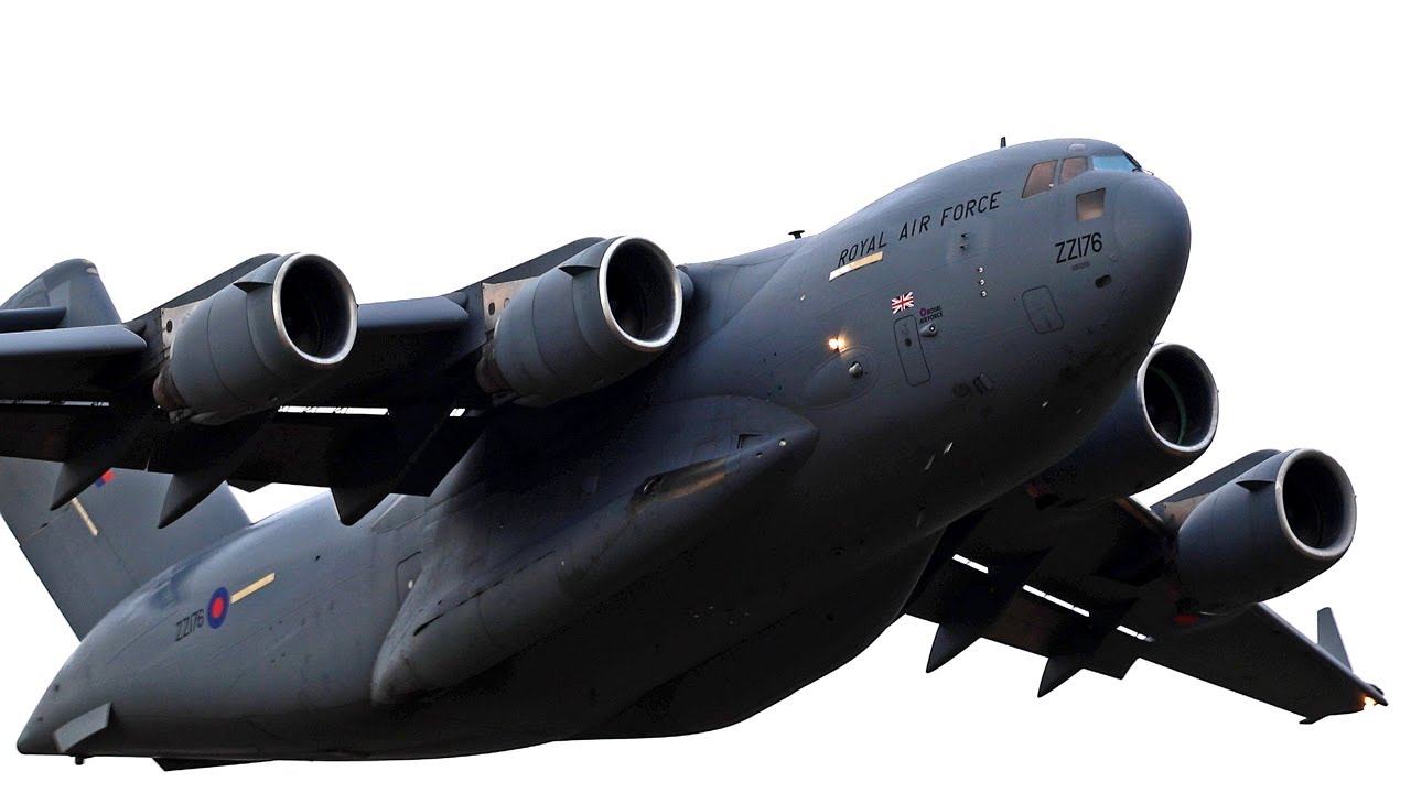 RAF HEAVY-LIFT | C-17 | A400M | RAF LEEMING | NORTH YORKSHIRE UK - YouTube