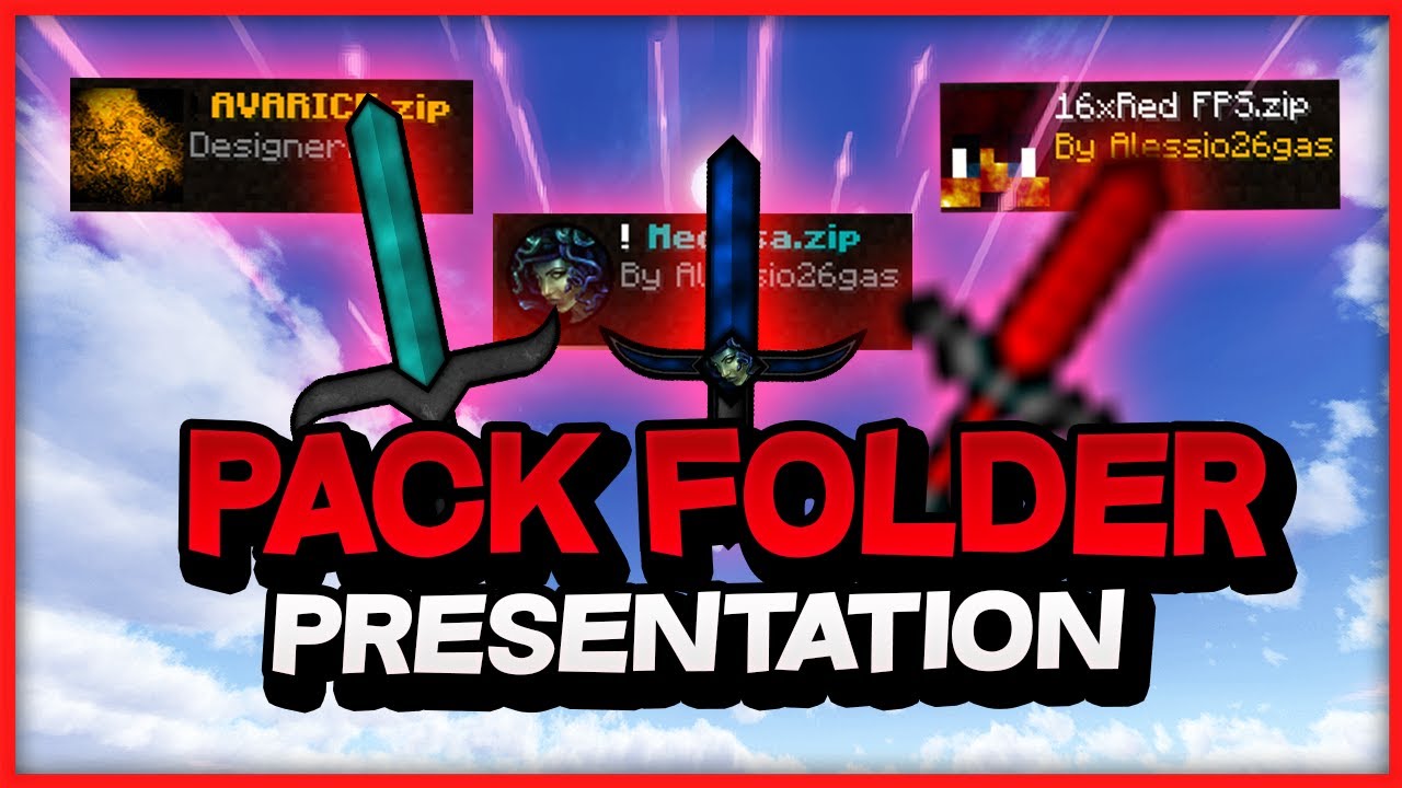 PACK FOLDER [ 3 PACKS FOR PVP POTION 1.7.10/1.8.9] - YouTube