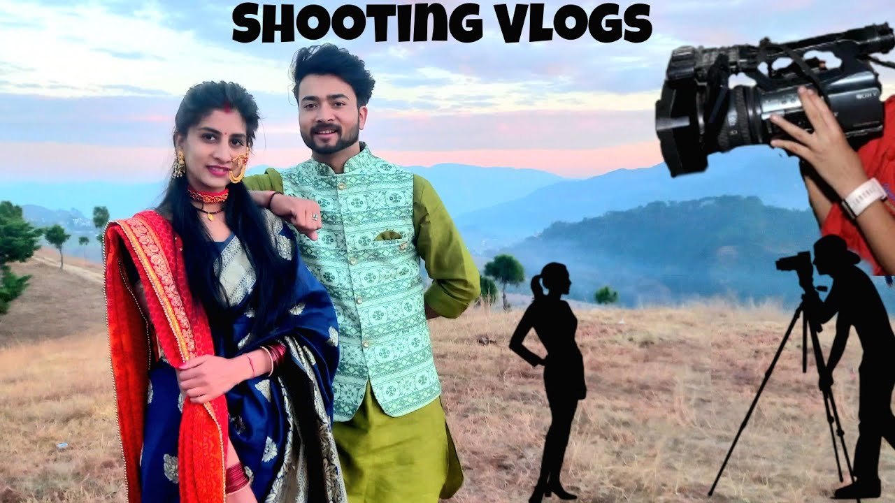 New Pahadi Dance Shooting 😍 Special Pahadi Lifestyle Vlogs || Sunil Deepa Vlogs - YouTube