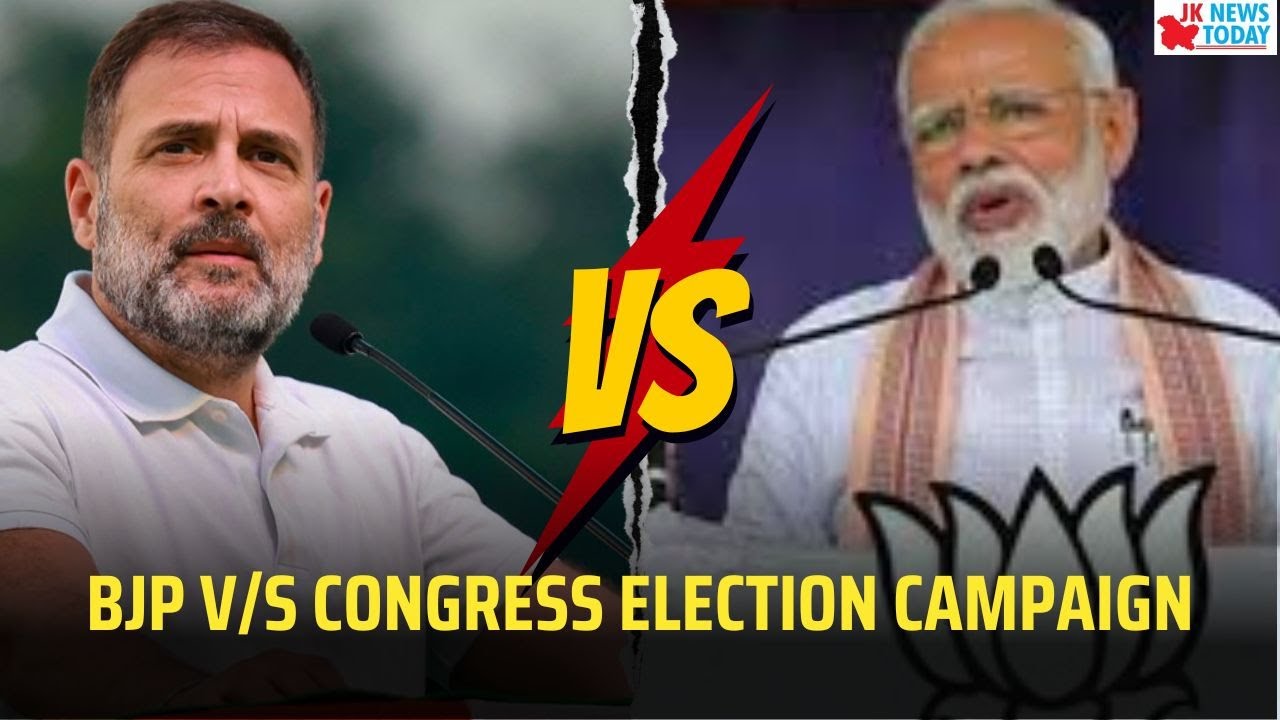 BJP v/s Congress election campaign | JK News Today - YouTube