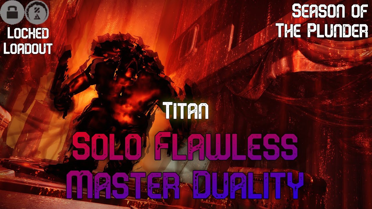 Destiny 2 (Season 18) - Master Duality w/ Locked Loadout [Solo Flawless ...