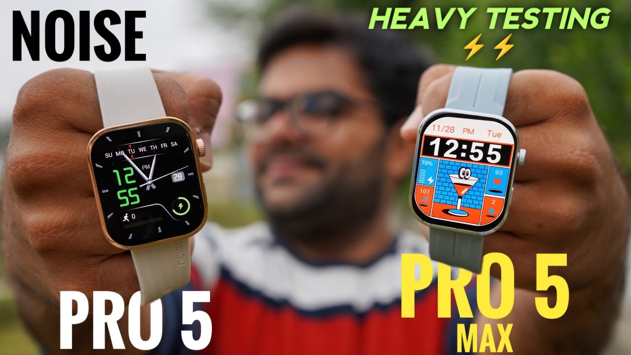 Noise ColorFit Pro 5 & Pro 5 MAX Smartwatch with SOS Call Feature ⚡⚡ ...