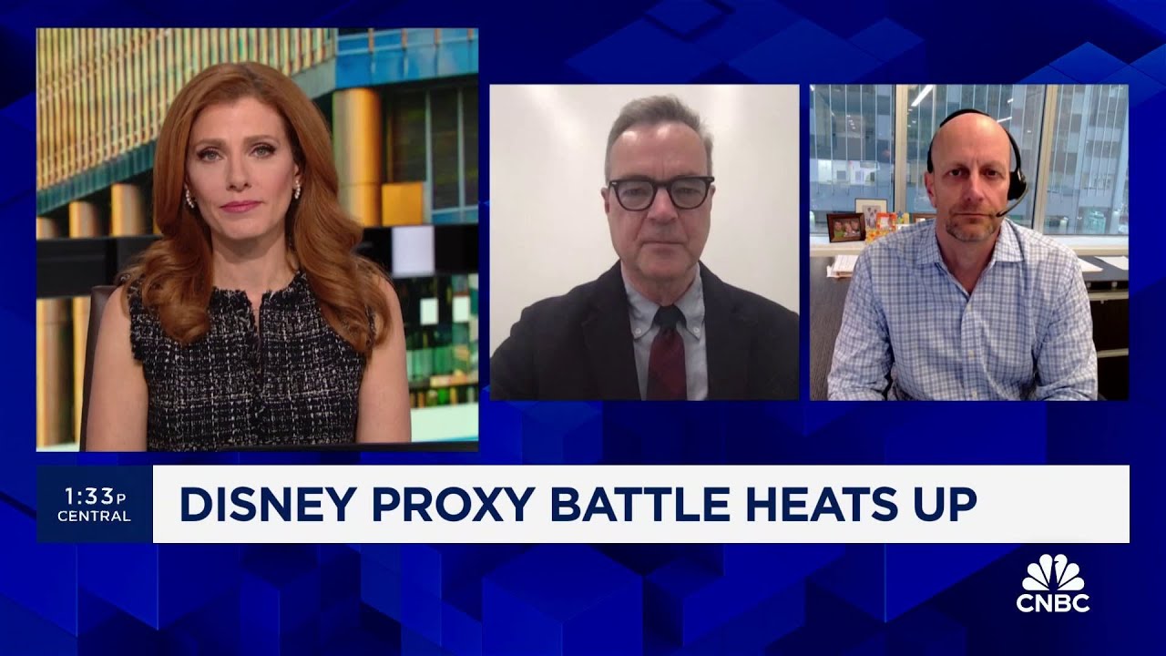Disney proxy battle heats up: Here's what you need to know - YouTube