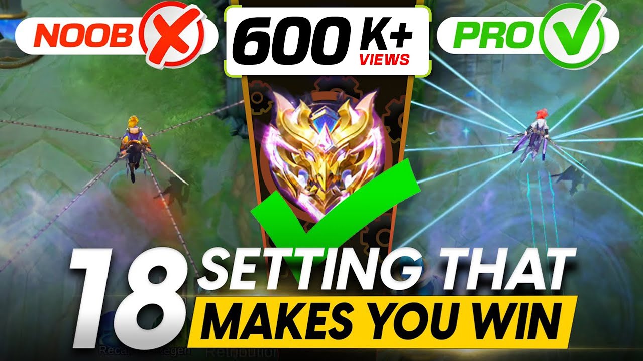 18 PRO PLAYER SETTINGS THAT WILL INSTANTLY MAKE YOU WIN EVERY GAME ...