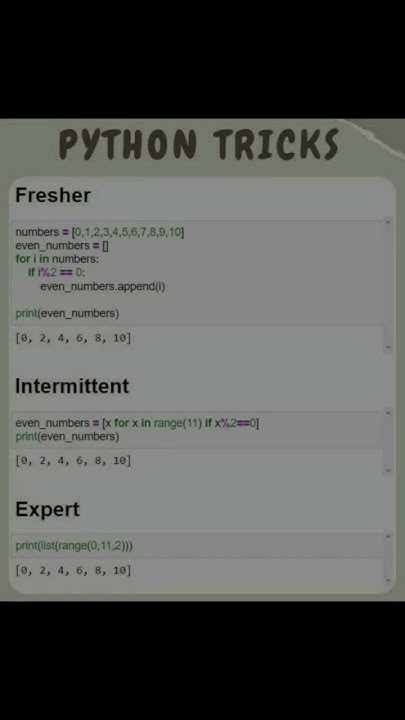 Python Tricks || #coding_vines #biscode - YouTube