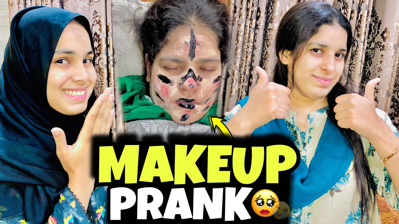 Makeup 💄prank On Sleeping Sister 😴 Gone Extremely Funny 😂 Youtube