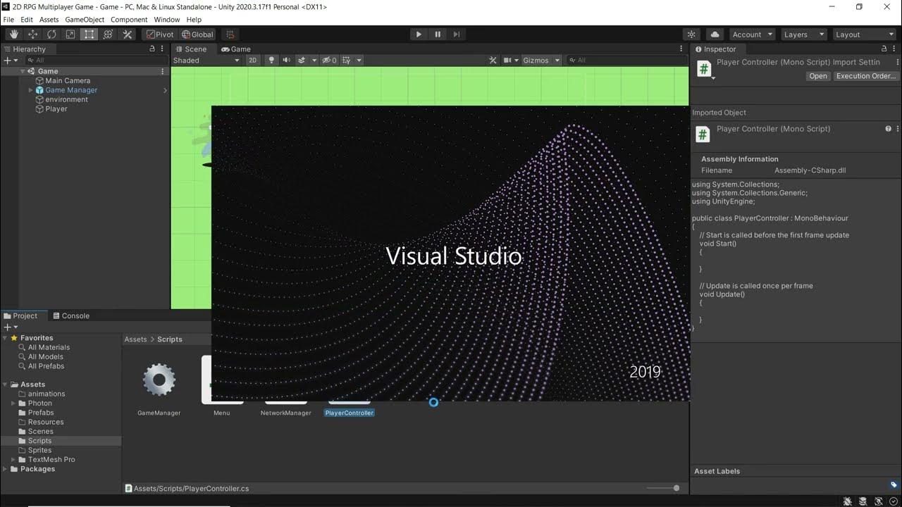 Learn to create multiplayer RPG game with unity C# tutorial #11Player ...