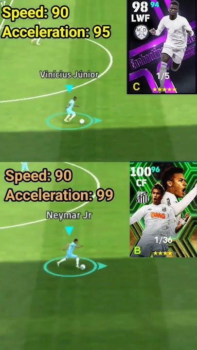 VINICIUS VS NEYMAR | SPEED COMPARISON - YouTube