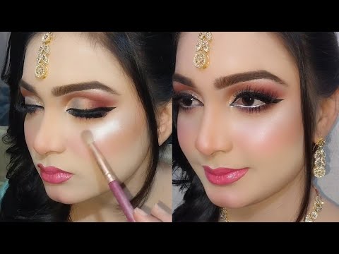 Gorgeous Wedding Party Makeup || step by step makeup tutorial | #makeup ...