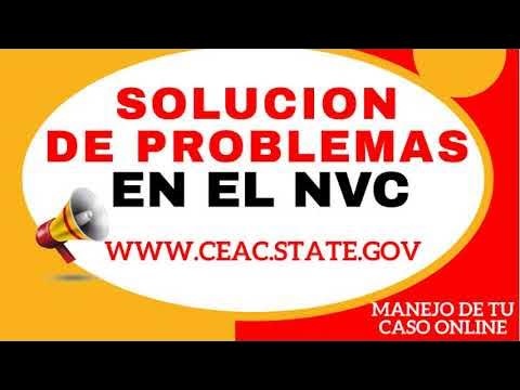 COMO SOLUCIONAR PROBLEMAS EN LA PAGINA DEL NVC│www.ceac.state.gov - YouTube