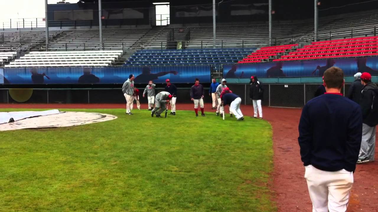 Malone University Baseball Team Rain Delay II - YouTube