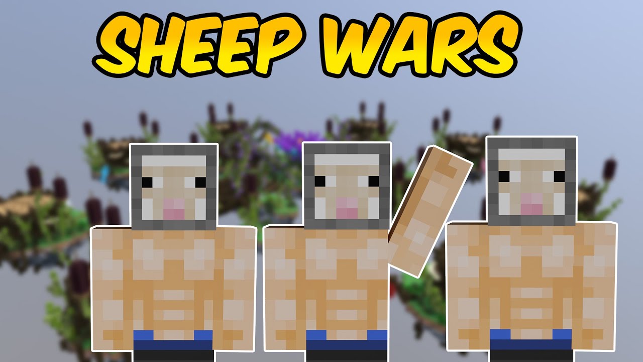 Playing Bedwars as BUFF SHEEP! (Minecraft Bedwars) - YouTube
