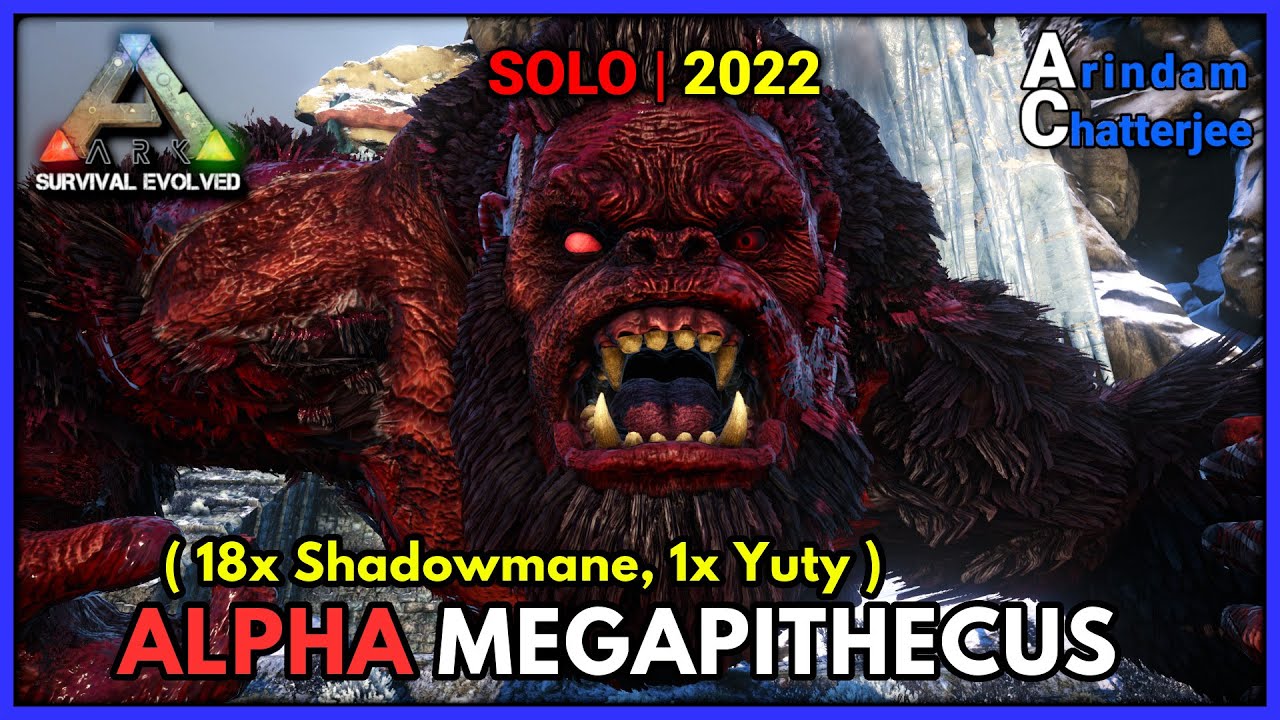 ARK - SOLO ALPHA MEGAPITHECUS vs 18x Shadowmane (1440p 60FPS) - S2E287 ...