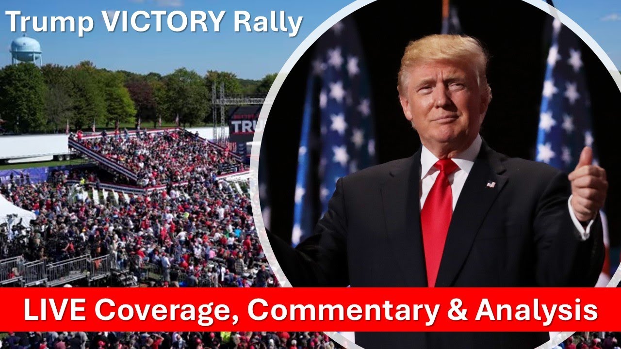Trump Victory Rally | LIVE Commentary & Analysis | 19 Jan 2025 - YouTube