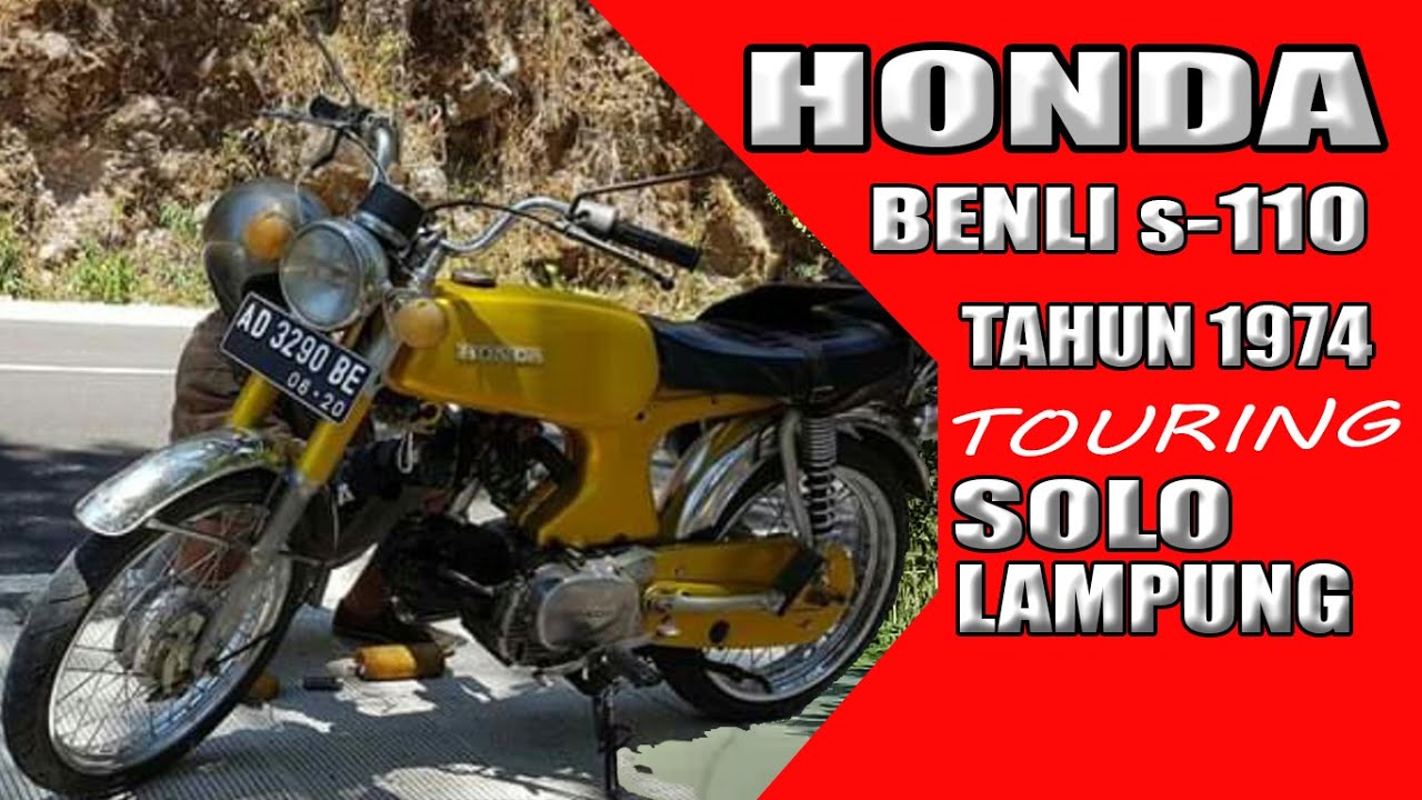 REVIEW HONDA BENLY s110 Tahun 1974 , SOLO LAMPUNG - PP... - YouTube