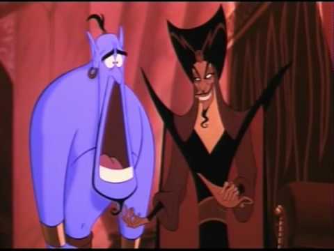 Bacio tra Jasmine e Jafar [Jasmine kisses Jafar (Aladdin Italian)]