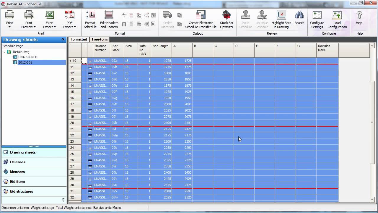 RebarCAD India Video Demo 11 (Using different ranges) - YouTube