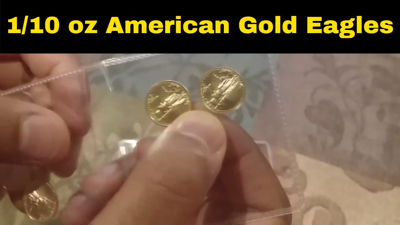 Stack Update - Ten 1/10th oz American Golden Eagles - YouTube