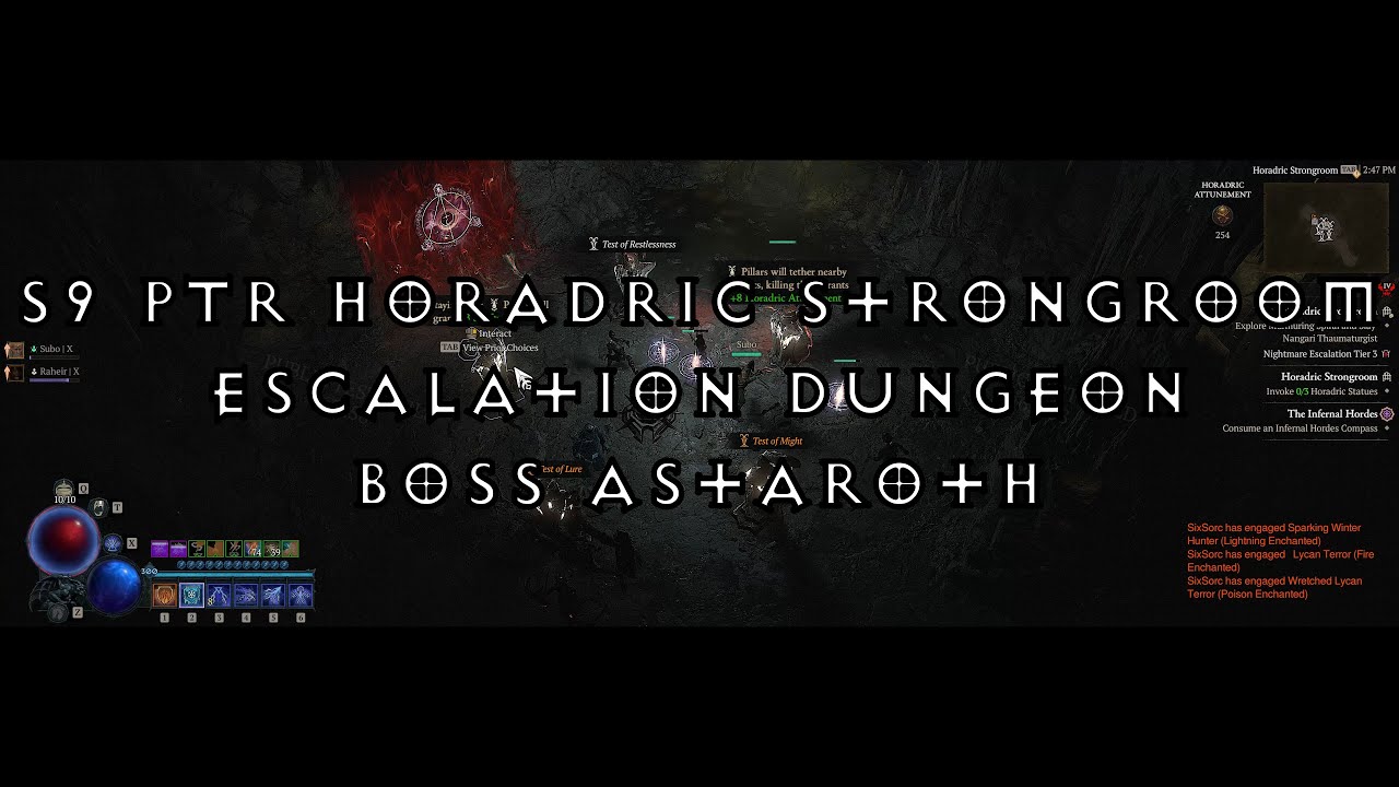 S9 PTR Horadric Strongroom, Escalation Dungeon, Boss Astaroth - YouTube