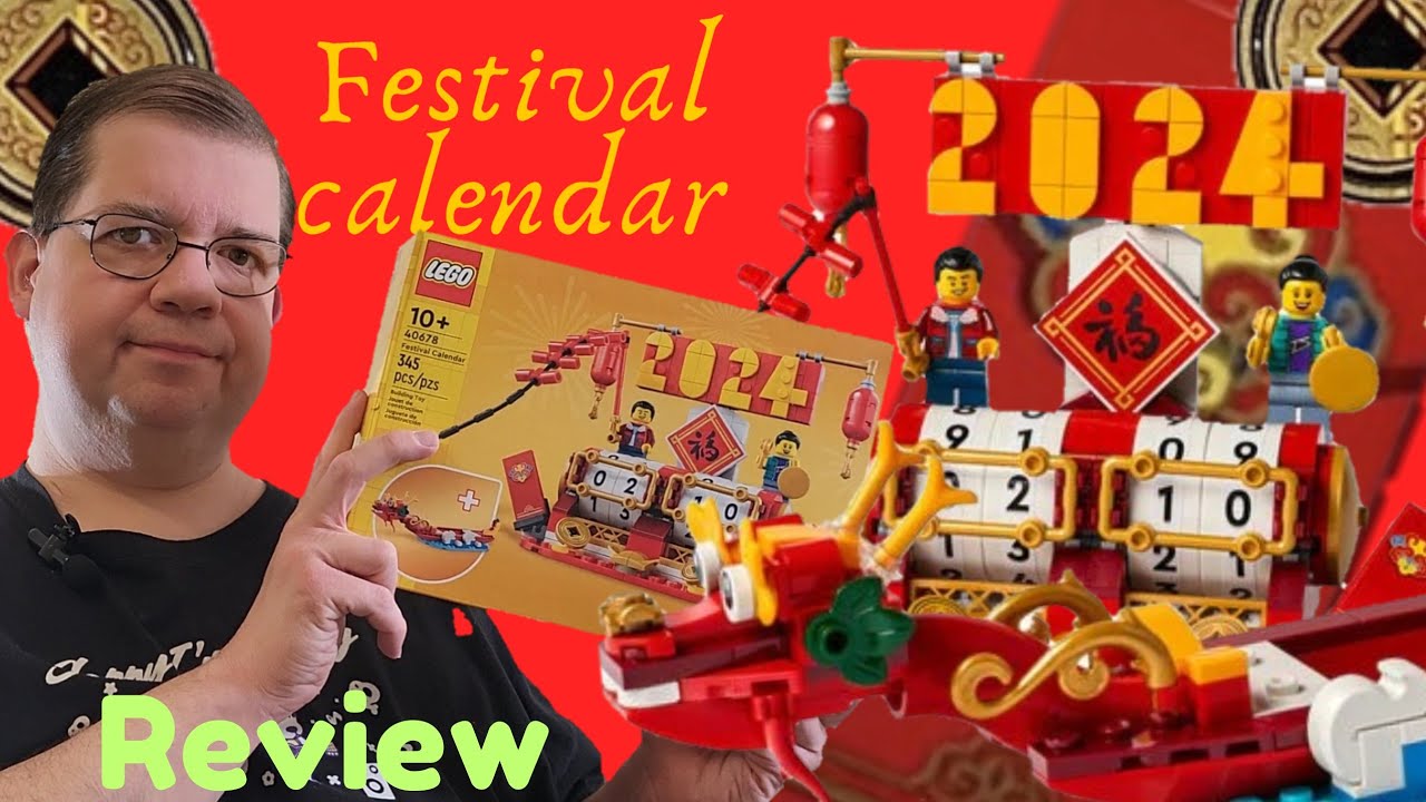 Reviewing lego set 40678 festival calendar. - YouTube