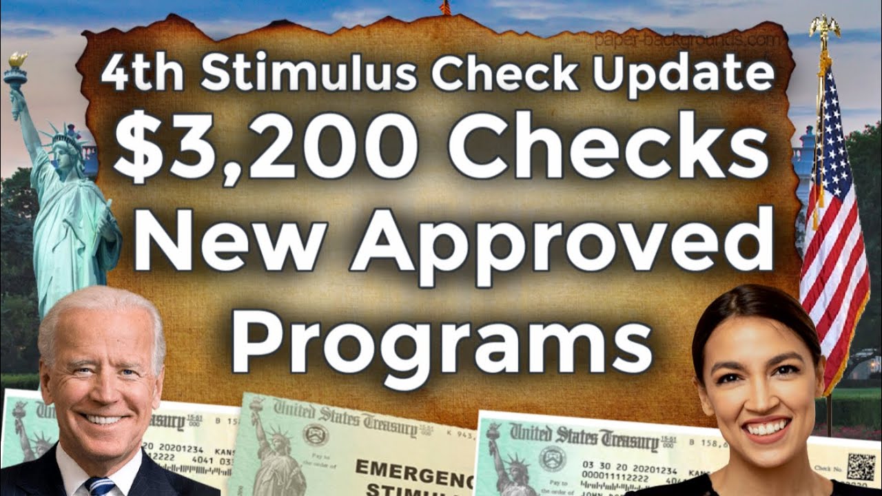 New Approved!! $3,200 Fourth Stimulus Check State Programs CPI ...
