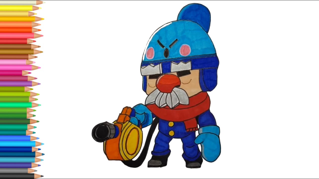 Как нарисовать Гейл из Бравл Старс | How to draw Gail from Brawl Stars ...