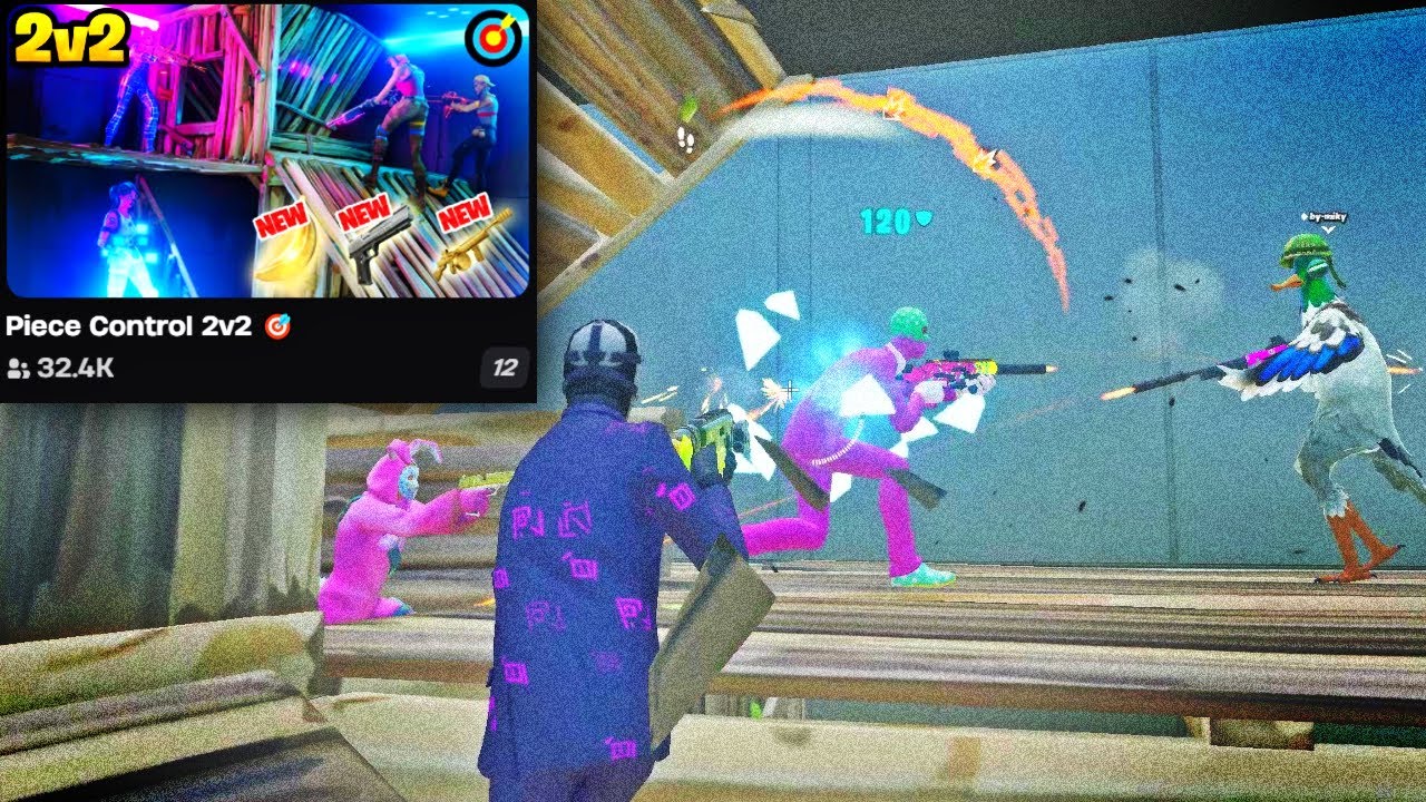 Fortnite Piece Control 2v2 Pro Gameplay - YouTube
