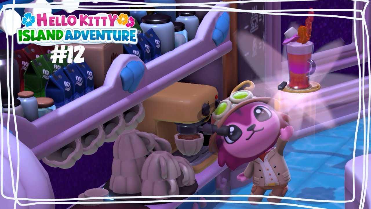 Using the espresso machine | Let’s Play Hello Kitty Island Adventure (012) - YouTube