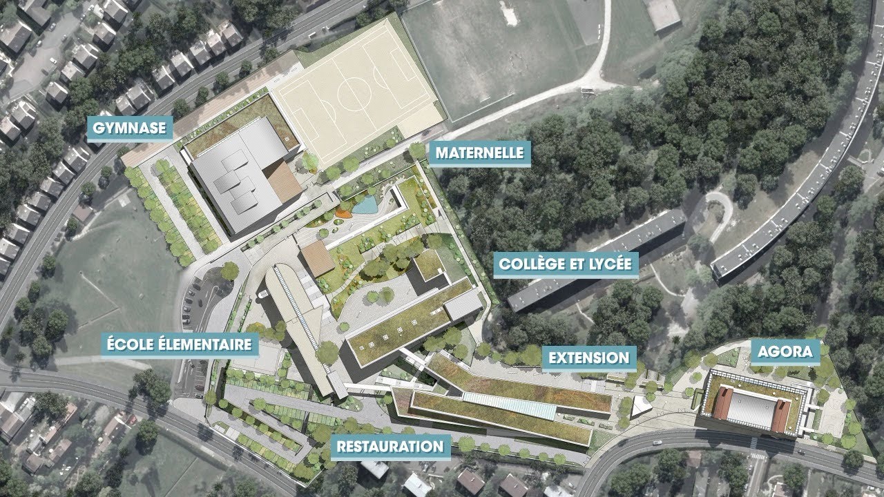 Le Lycée international fait peau neuve ! - YouTube