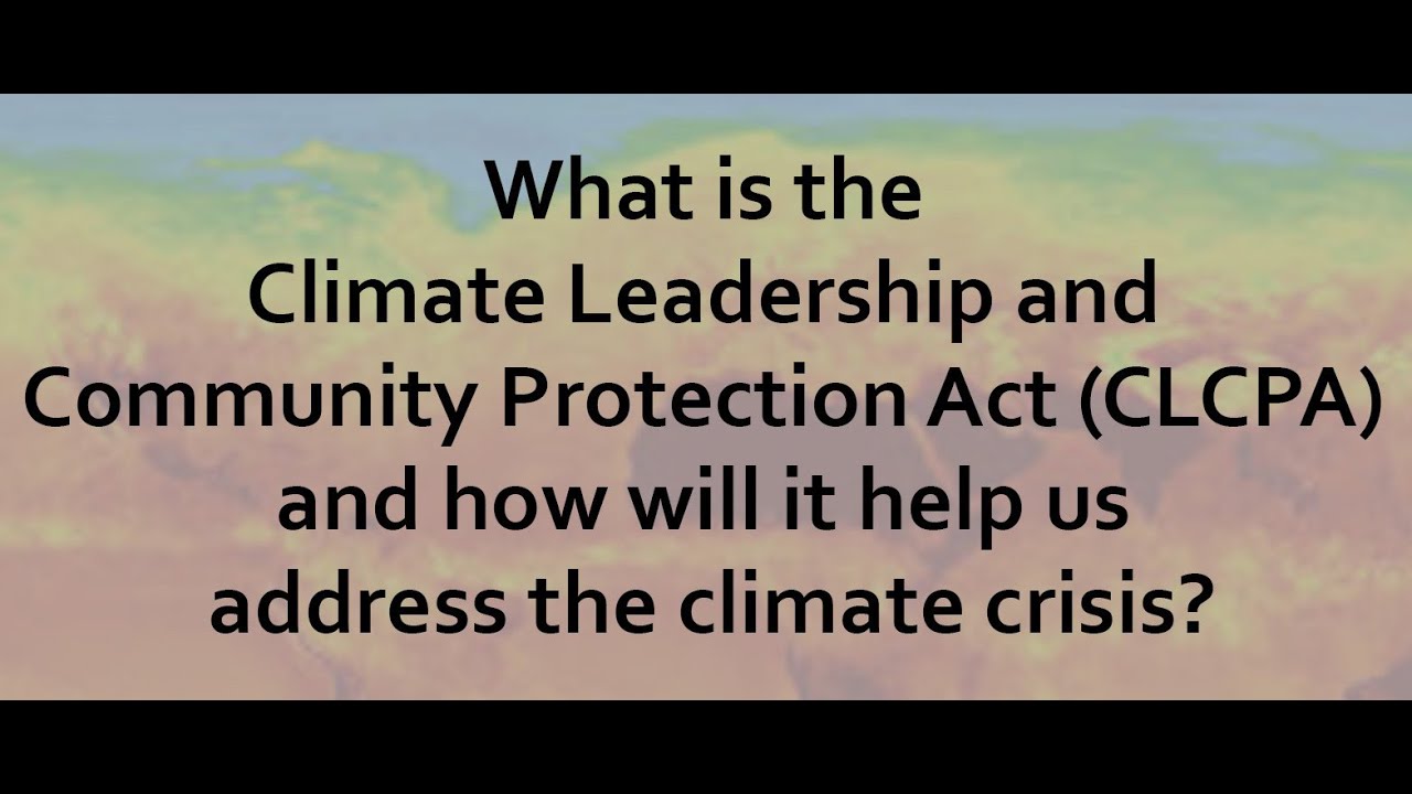 Climate Leadership and Protection Act webinar 05 07 2020 - YouTube