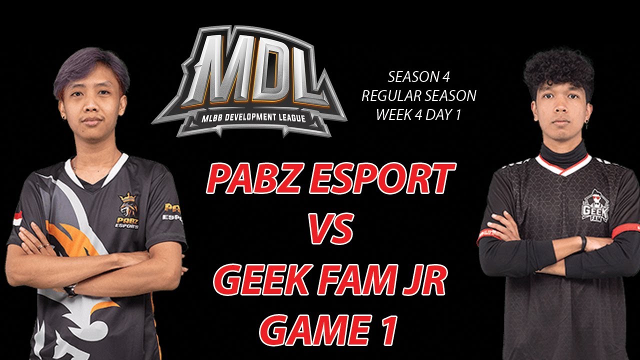(6/9/21) PABZ ESPORT VS GEEK FAM JR (GAME 1) MDL ID S4 - YouTube