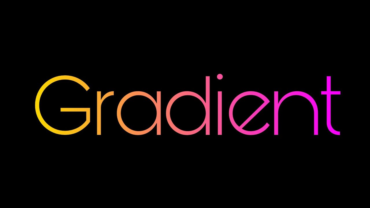 GRADIENT | How to make gradient text in picsart | PixMaster - YouTube