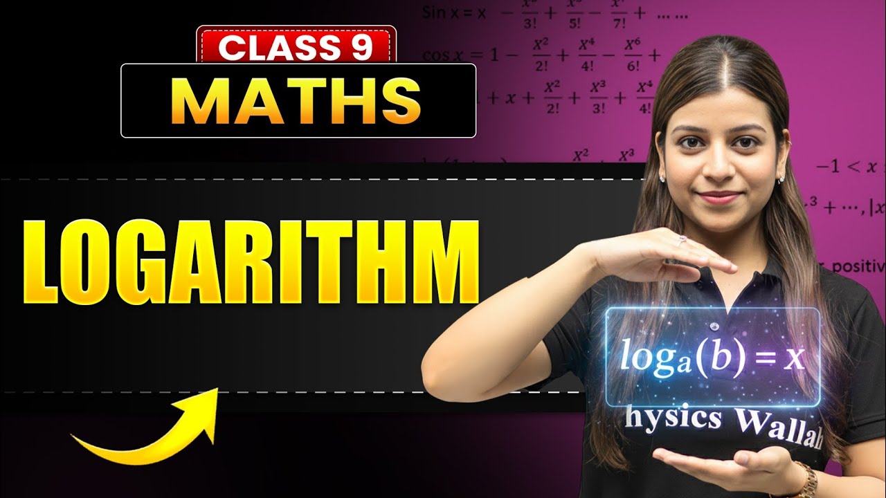 LOGARITHM ICSE Class 9 Maths | Complete Chapter Covered + Questions ...