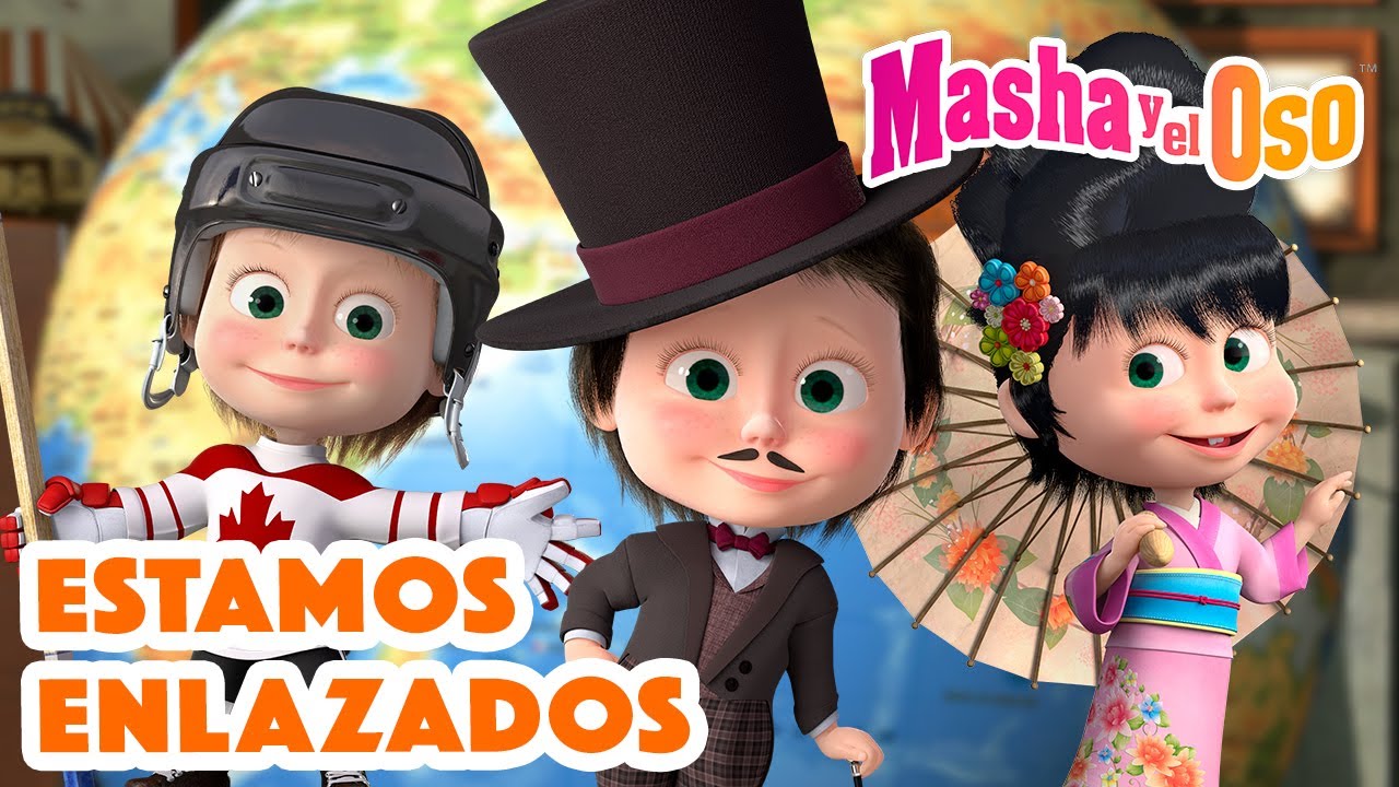 Masha y el Oso 🐻👱‍♀️ Estamos enlazados🌏 Dibujos animados 😊🤗 Masha and ...