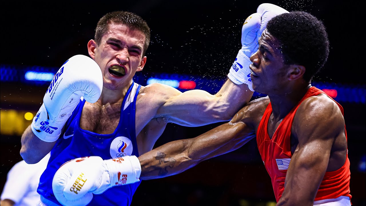 Roscoe Hill (USA) vs. Akhtem Zakirov (RUS) AIBA World Boxing ...
