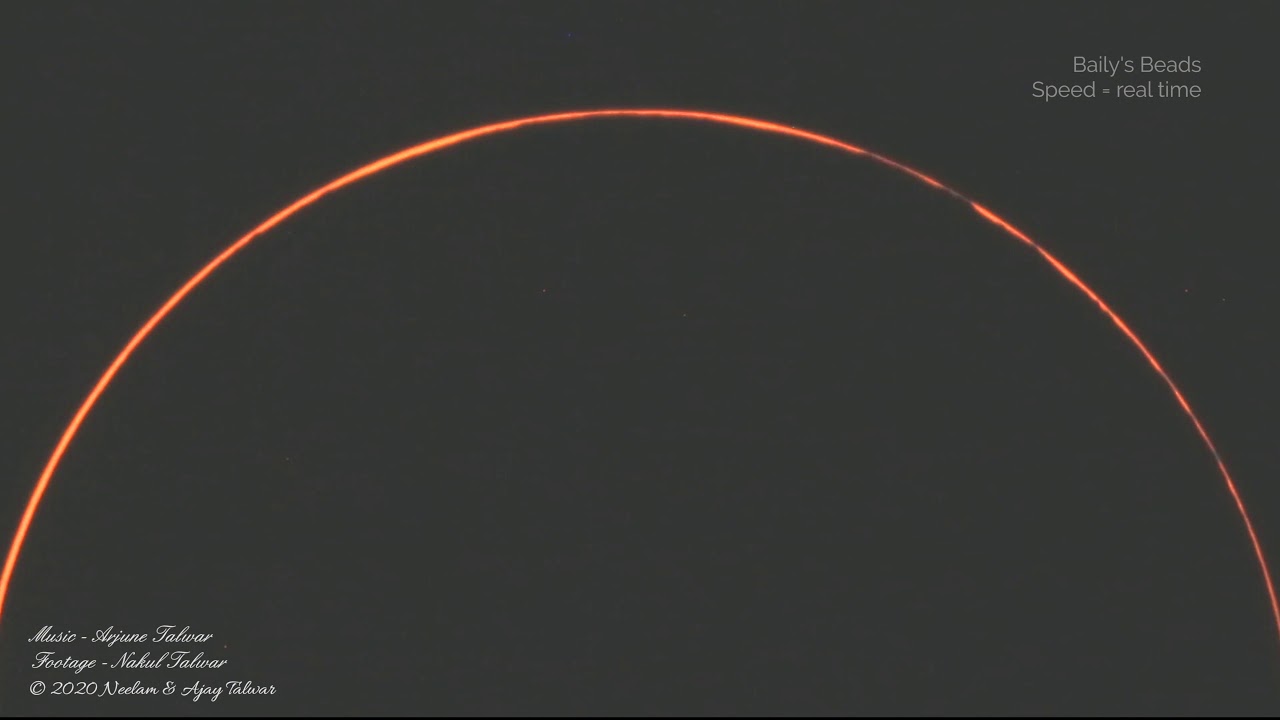Baily's Beads Movie - Solstice Eclipse - YouTube